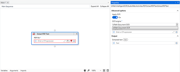 About Pricing for Using UiPath Document OCR with "Read PDF Text ...