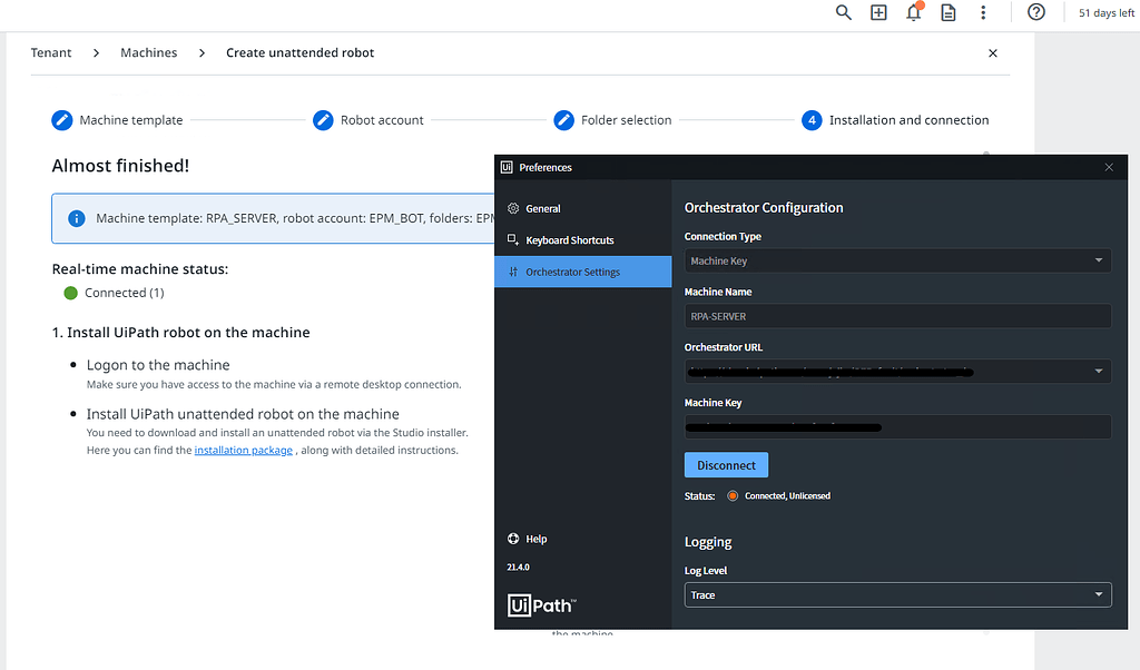 Cannot Connect Orchestrator to Assistant - Assistant - UiPath Community Forum