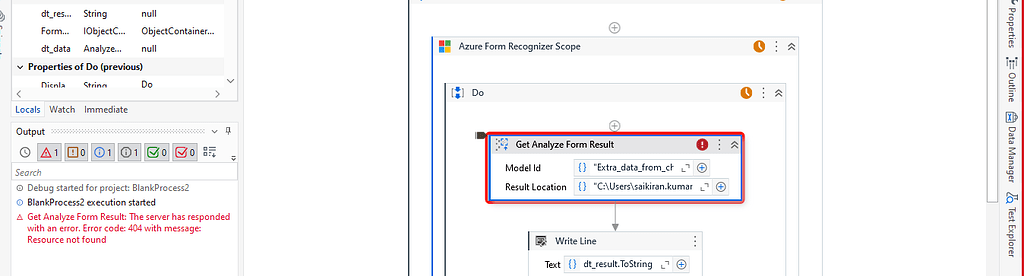 Hello Techies I M Getting The Error As Azure Form Recognizer Scope