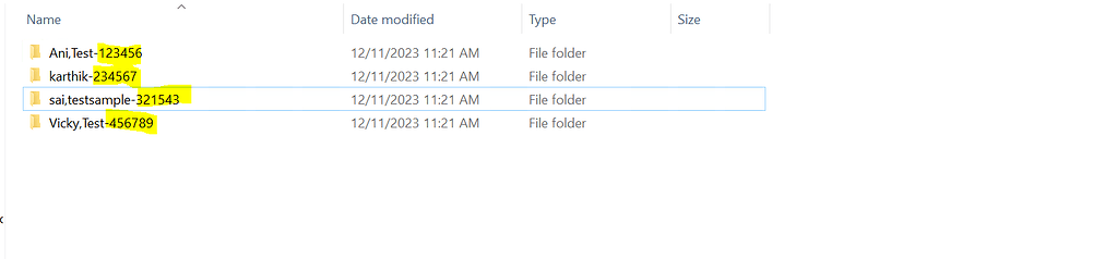 To select the specific folder based on Input value - Activities ...