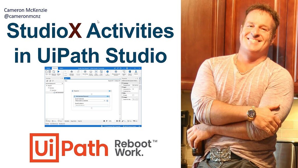 How do you access a UiPath StudioX activity in UiPath Studio? - Video ...