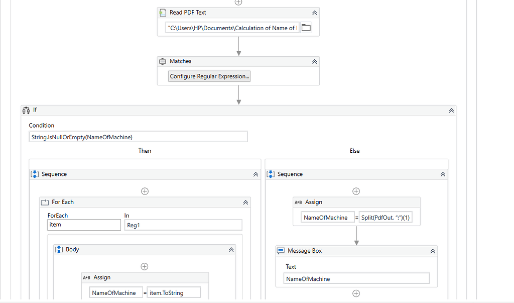 Hot to set If Activity condition to go else if then is empty - Studio ...