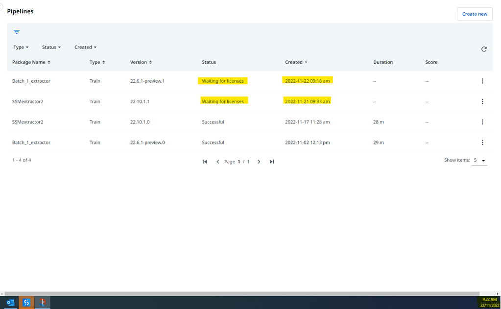 Failure to run Pipeline - AI Center - UiPath Community Forum