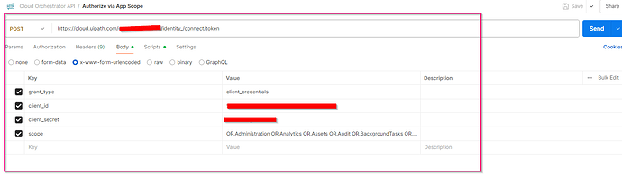 Where to get Orchestrator API Token? - Orchestrator - UiPath Community Forum