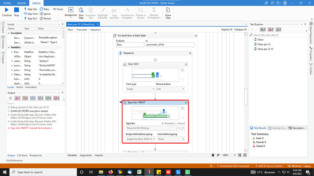 Cannot Find Column 1 In For Each Row On Second Iteration Community Uipath Community Forum