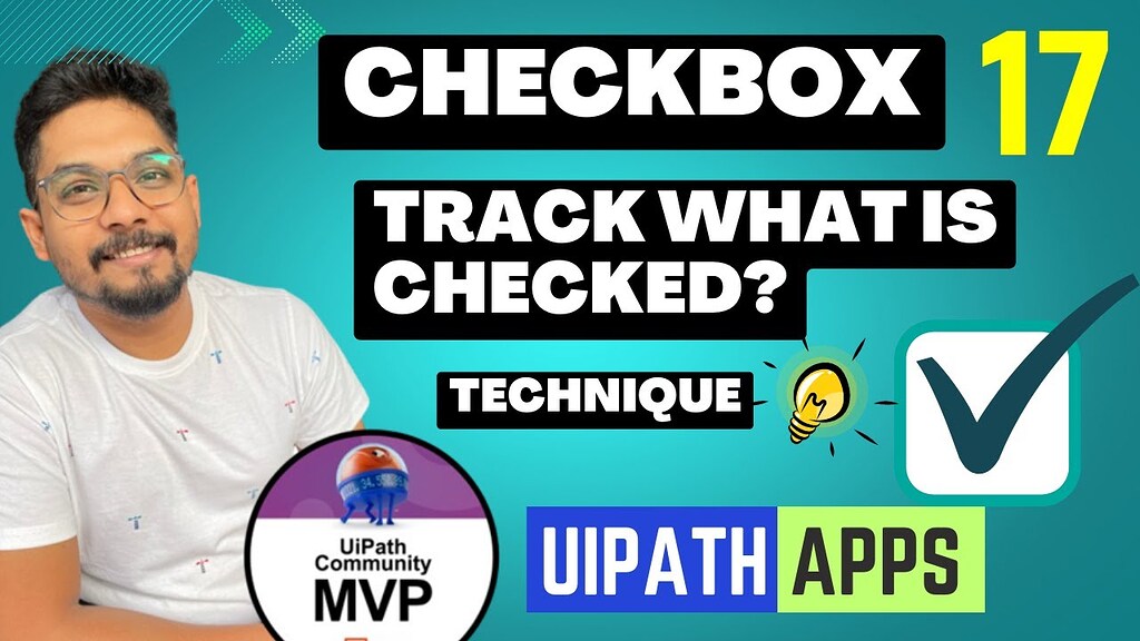 Uipath App Checkbox How To Store Checkbox Value In Variable Video Tutorials Uipath