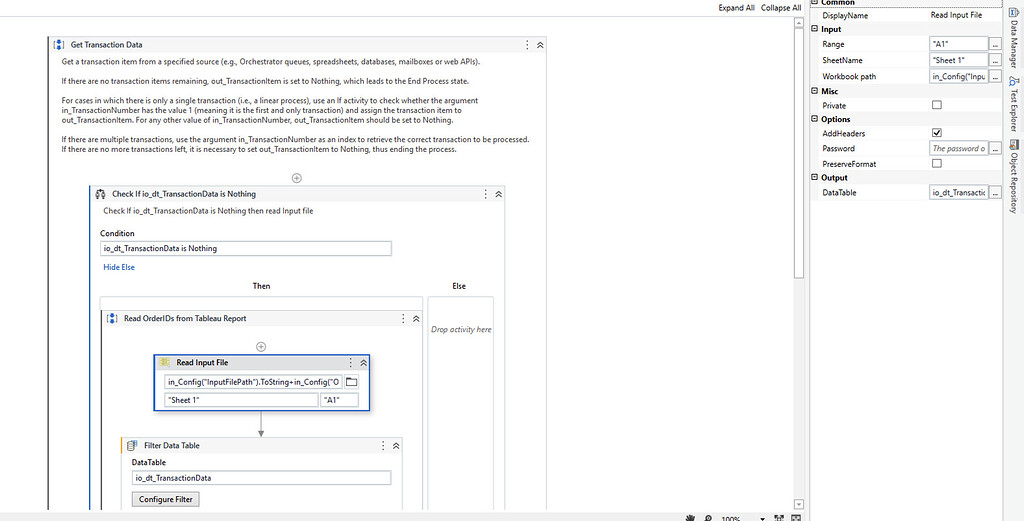 Error In Input DataTable - Studio - UiPath Community Forum