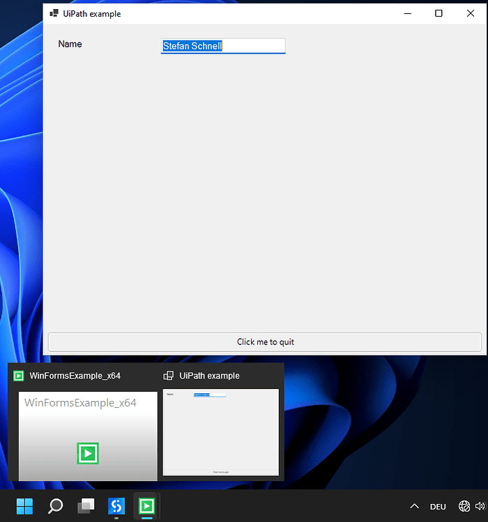 How to use a Windows Forms UI - Tutorials - UiPath Community Forum