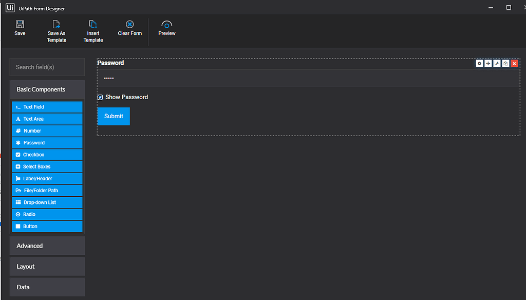 How to toggle password visibility in UiPath Form - Studio - UiPath ... How to toggle password visibility in UiPath Form - Studio - UiPath ...