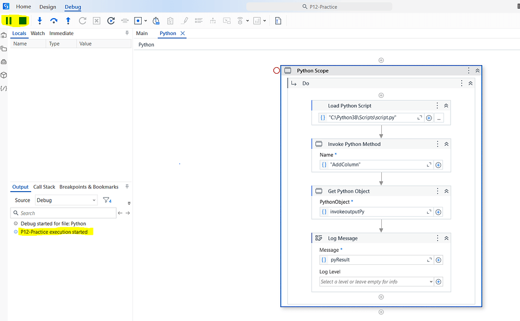 Python Scope is not Working - Studio - UiPath Community Forum