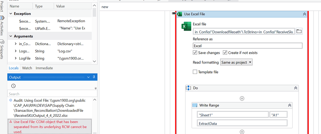 Use Excel File Com Object That Has Been Separated From Its Underlying Rcw Cannot Be Used