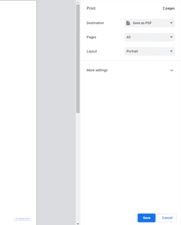 How To Print Webpage From Chrome To Searchable PDF File Without
