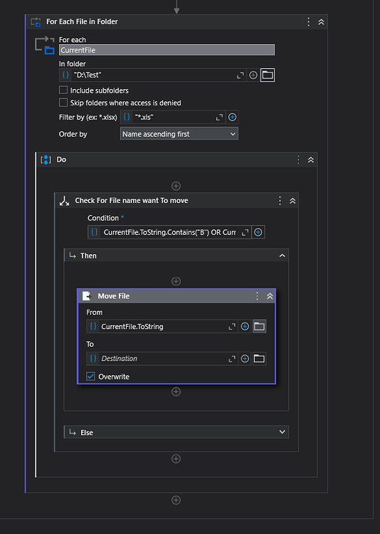 How to move selected files from folder - Activities - UiPath Community ...