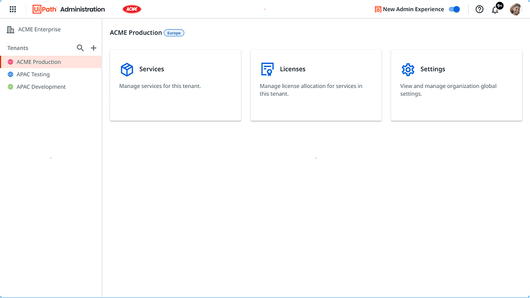 Introducing new-look administration spaces in Automation Cloud ...