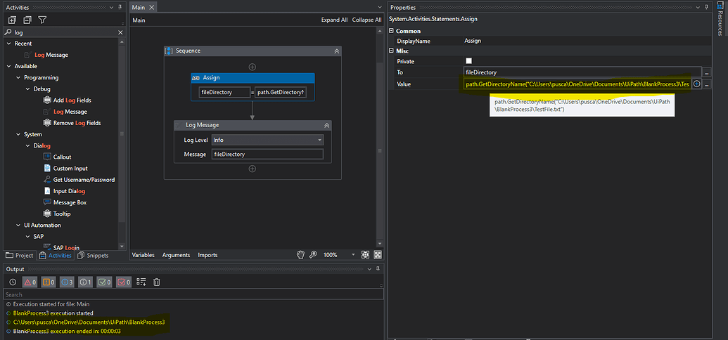 File path - Activities - UiPath Community Forum File path - Activities - UiPath Community Forum