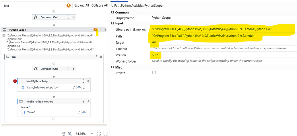 Unable to invoke python file into UiPath process - Activities - UiPath Community Forum