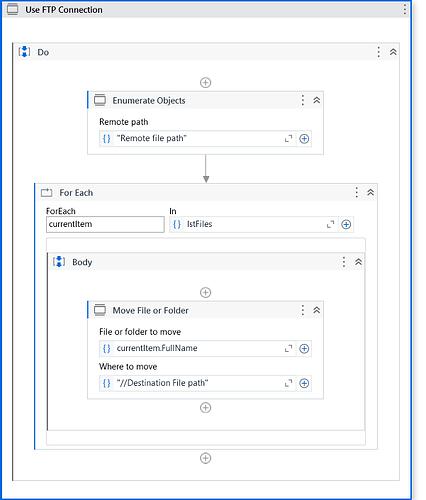Facing the issue on Move file or folder FTP activity - Activities ...