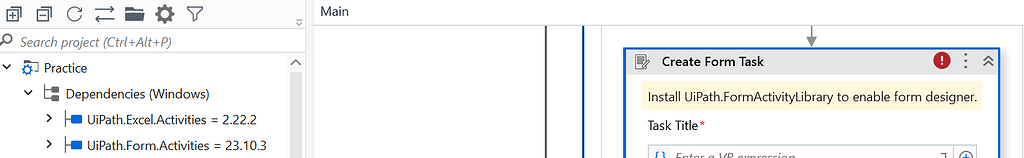 Form Designer not opening! - Studio - UiPath Community Forum