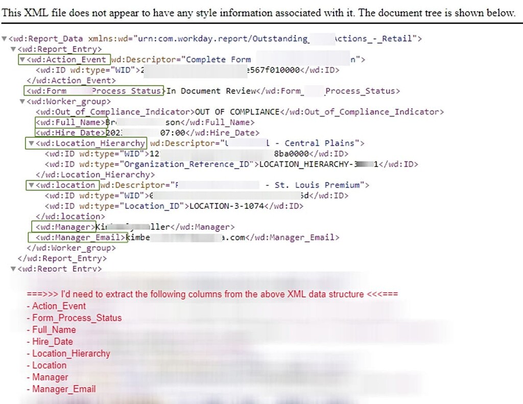 Converting XML structured data to Tables - Studio - UiPath Community Forum Converting XML structured data to Tables - Studio - UiPath Community Forum