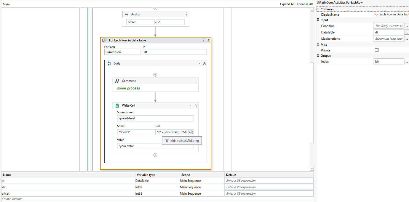 Help With Loop & Write Cell GSheets - Activities - UiPath Community Forum