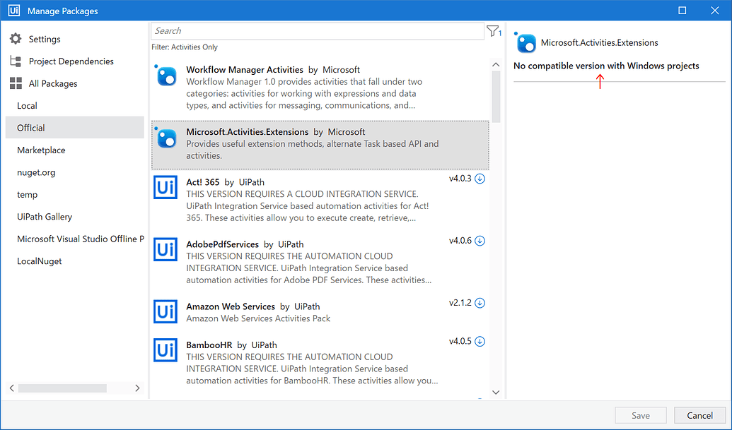 Troubleshooting Guide : Conversion from Windows-Legacy project to ...