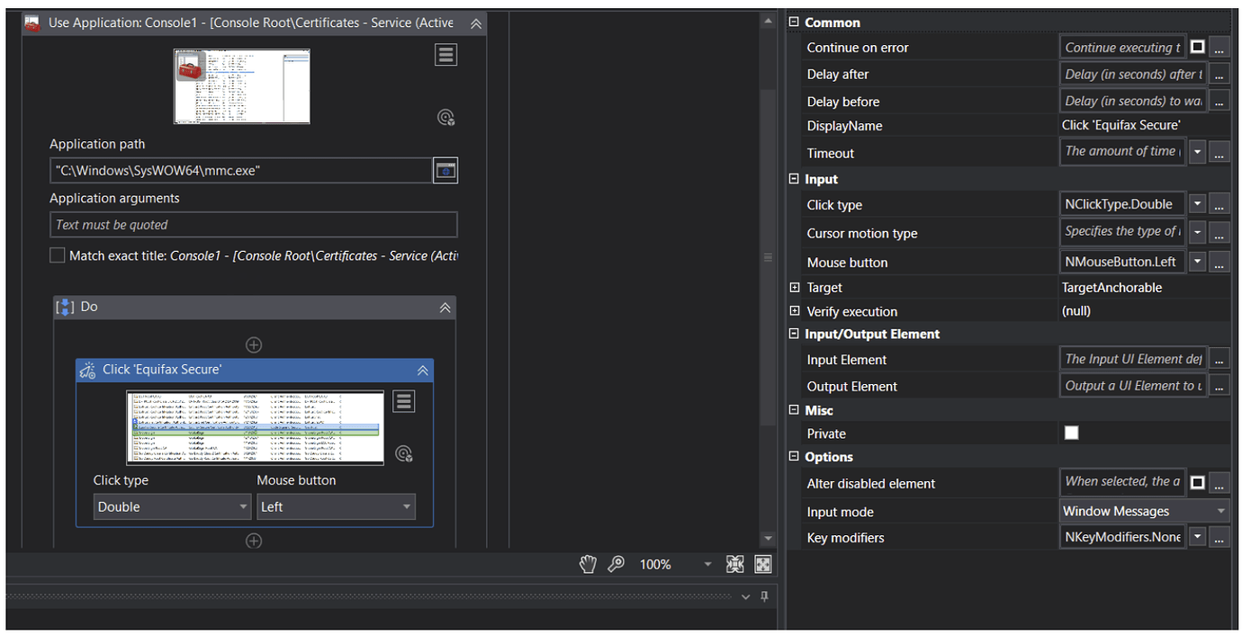 How to overcome this error message in Studio: "Cannot access application '.'. Elevated ...