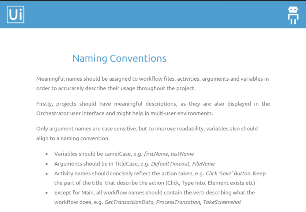 Variables Arguments And Workflows Naming Best Practice Help