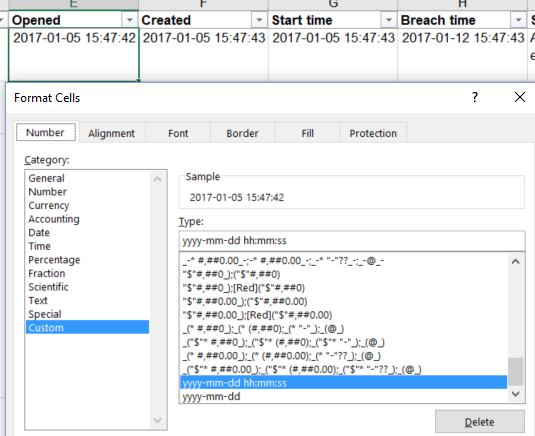 Import Excel into Data Table - write to Table in Outlook - dates ...