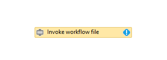 "Invoke workflow file" Activity displayed as simple activity - Help - UiPath Community Forum