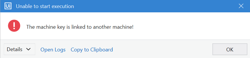 Unable to start execution (machine key related) - Activities - UiPath ... Unable to start execution (machine key related) - Activities - UiPath ...