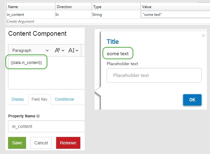 Display input variables from workflow on the UiPath call out form ...