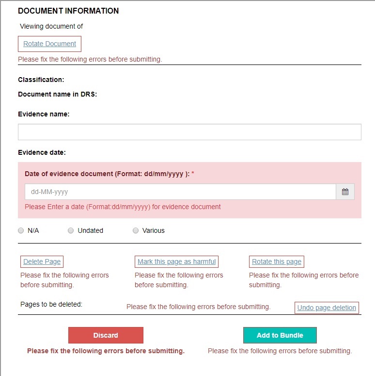 Error Messages During Date Validation In Uipath Forms Forms UiPath