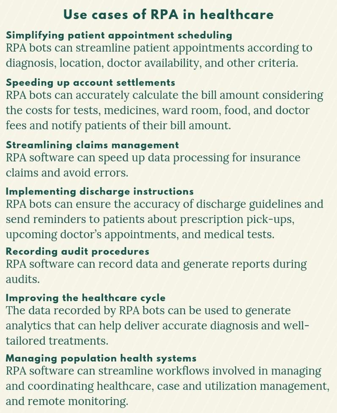 RPA use cases for bio technology and healthcare - Help - UiPath ...