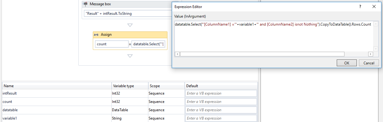 Syntax Help non Empty Rows With Datatable select Help UiPath Community Forum
