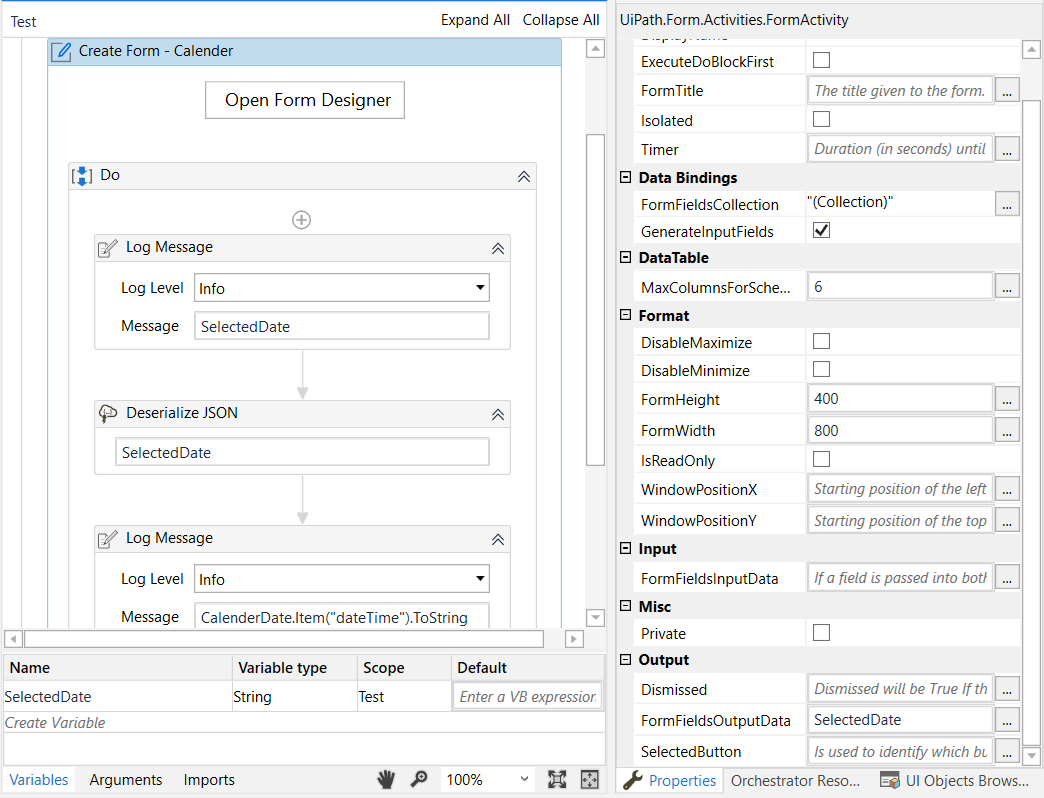 Calendar User Interface - Studio - UiPath Community Forum