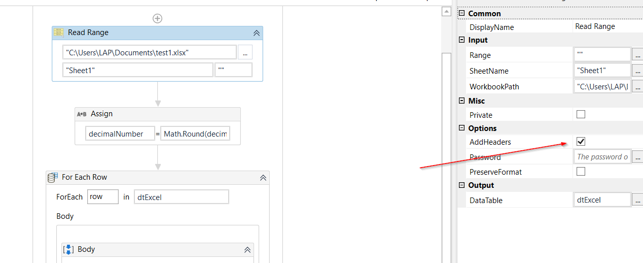 How to round up all values in a table - Help - UiPath Community Forum