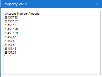 BOT is not reading single entry passed through dataTable - Help ...