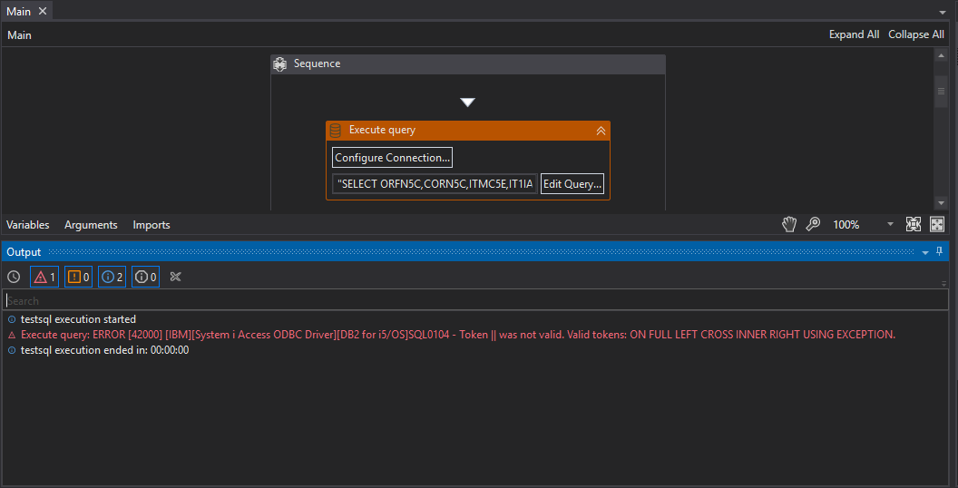 Can T Get Value From Database Using Uipath Help Uipath Community Forum