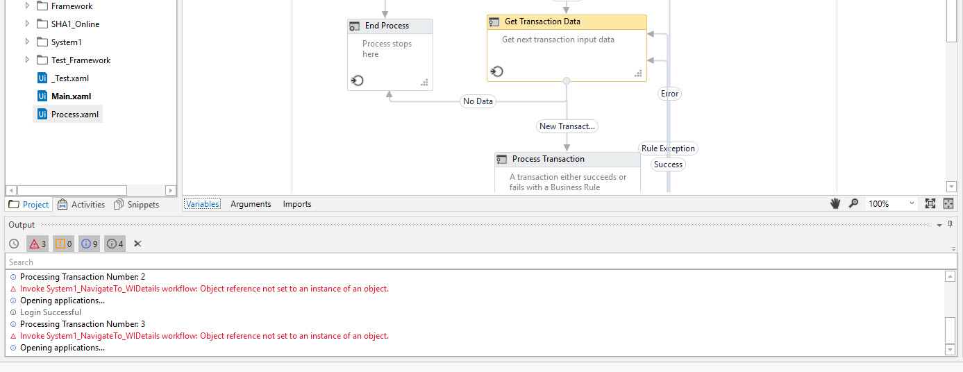 Level 3 Assignment 1 Invoke System1 Navigateto Widetails Workflow Academy Feedback Uipath