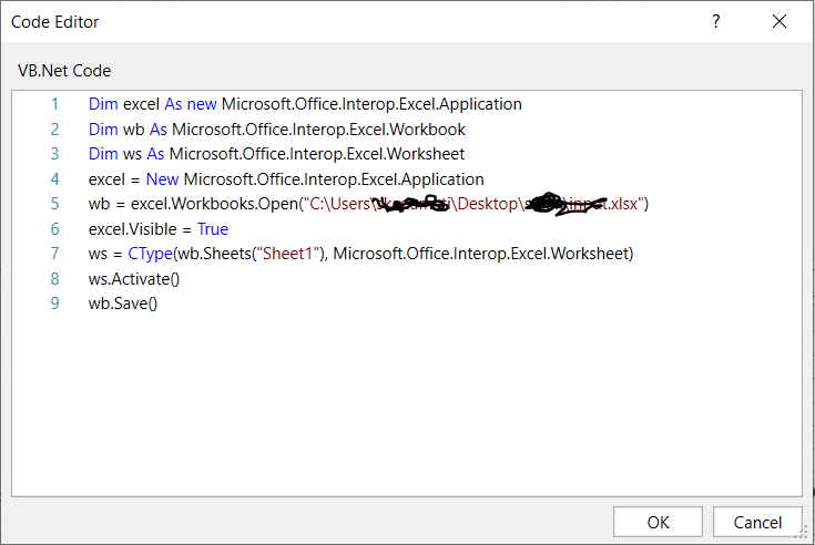 How Can I open are particular workbook with invoke code - Academy ...