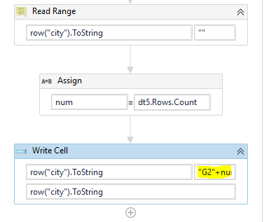 About write cell activity - Help - UiPath Community Forum