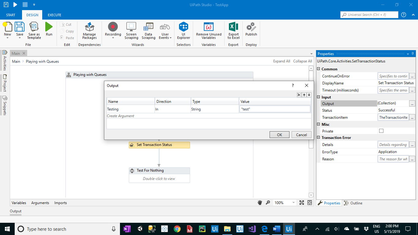 Set Transaction Item Help Uipath Community Forum