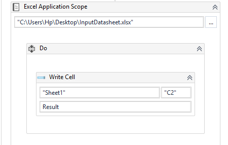 How to continue the write cell in for each activity - Help - UiPath ...