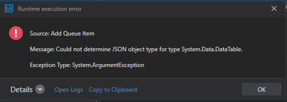 Creating/Using Queue item for Invoice Processing with Nested Data Table ...