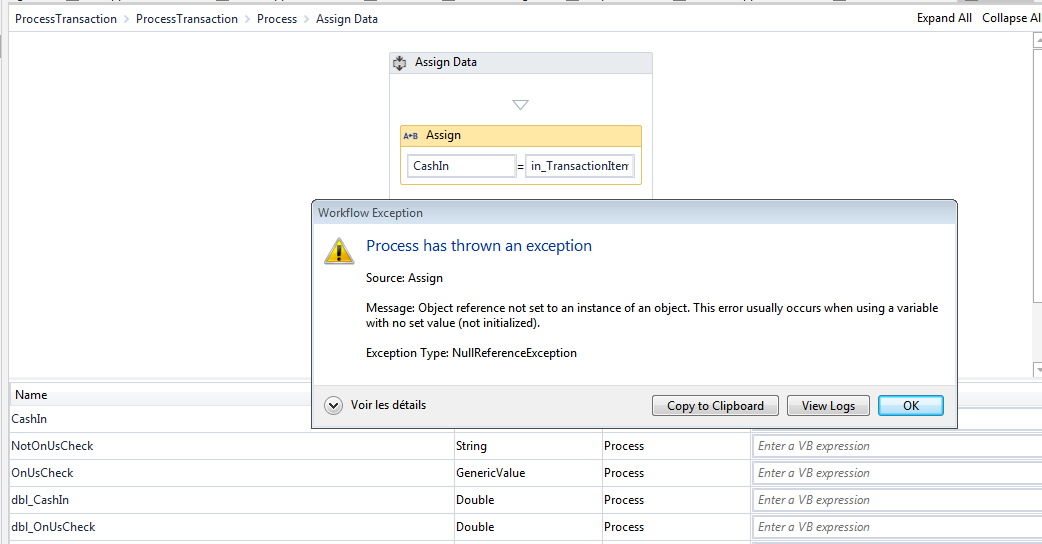 Object Reference Not Set To An Instance Of An Object In Assign Help