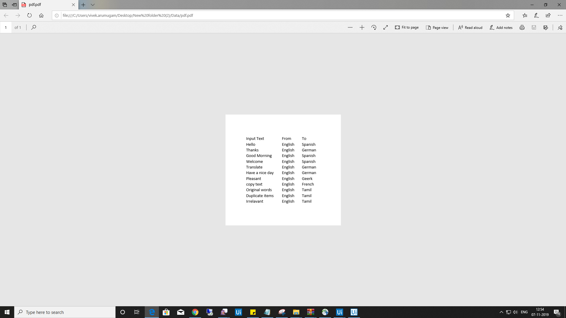 How To Count The Number Of Words In The Pdf Document Help UiPath
