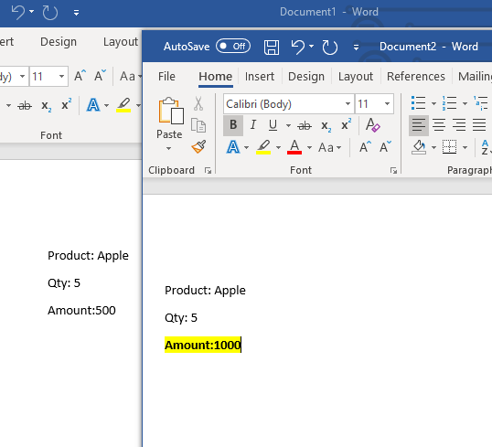 Compare And Highlight Text Word Document Or PDF Document Help 