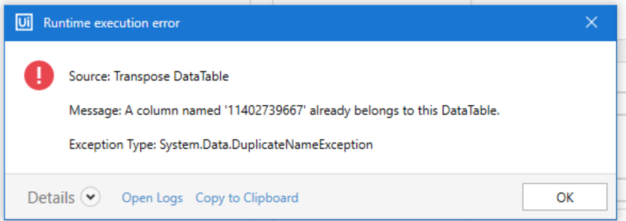 Tranpose columns to row in excel(C# code) - Activities - UiPath ... Tranpose columns to row in excel(C# code) - Activities - UiPath ...