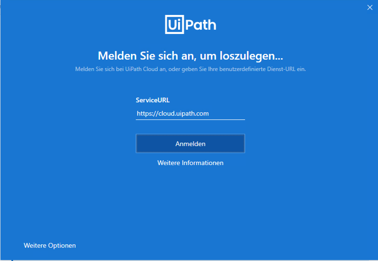 Studio does not connect to cloud.uipath.com for each server user ...
