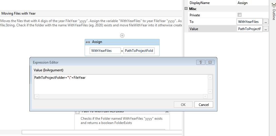 How can I create a folder and give it a specific path to take ...